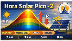 Conoce la hora solar pico en los paneles solares fotovoltaicos ...